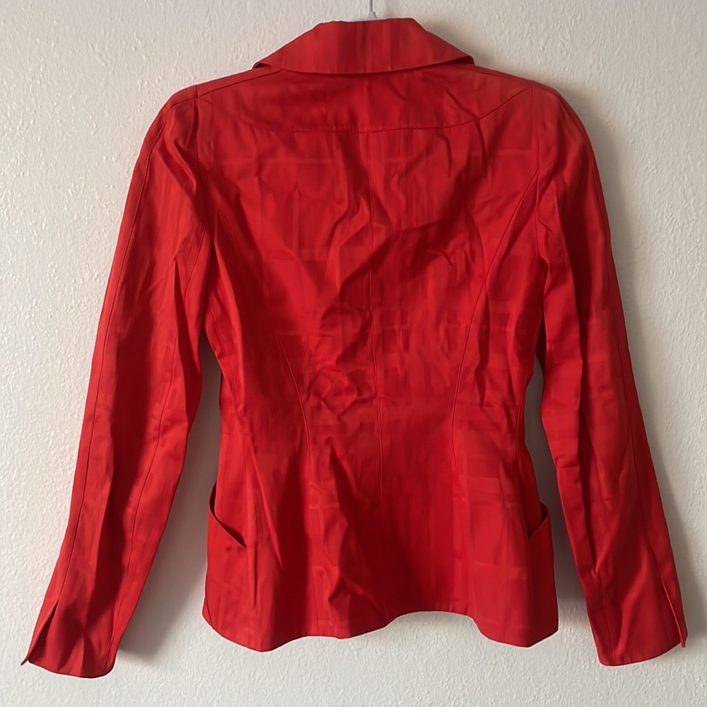 Rare 1990s Thierry Mugler Couture Orange Blazer/Jacket - Gem